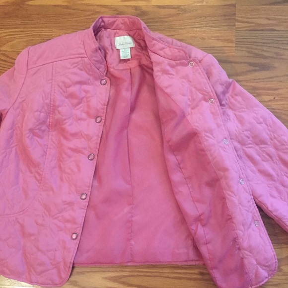 Jackets & Coats | Vintage Quilted Embroidered Jacket Pink | Poshmark